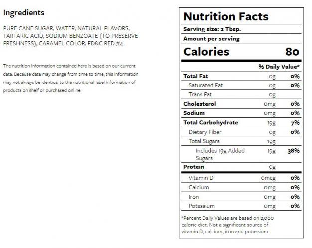 CLOSEOUT - Torani® Syrup - Pomegranate Flavor - 750 ml | The Beverage ...